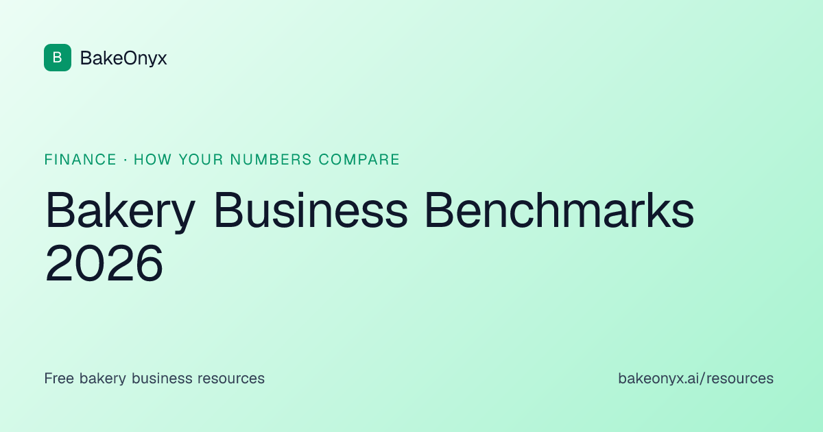 Bakery Benchmarks 2026: Profit Margins & Costs | BakeOnyx